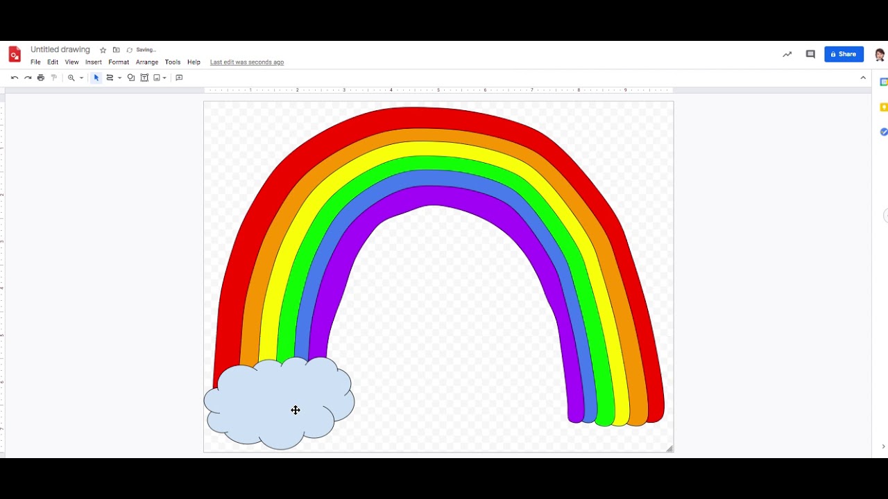 Google Drawing: St. Patrick's Day Rainbow and Pot of Gold - YouTube