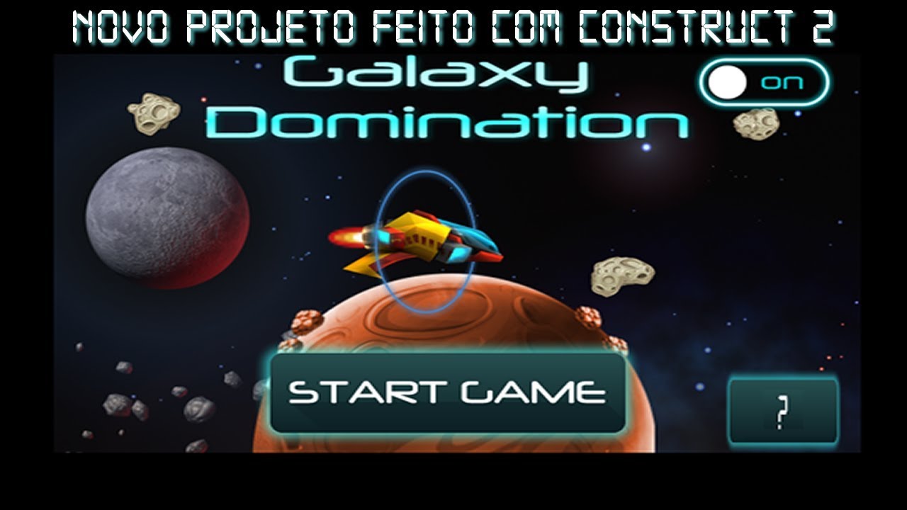 NOVO PROJETO FEITO COM CONSTRUCT 2 - YouTube