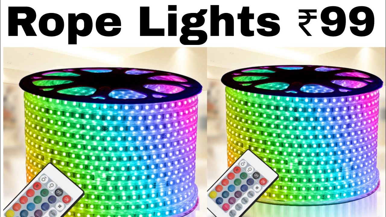 5 Meter Rope Led Strip Lights ] Outdoor Lights | Multicolor | - YouTube