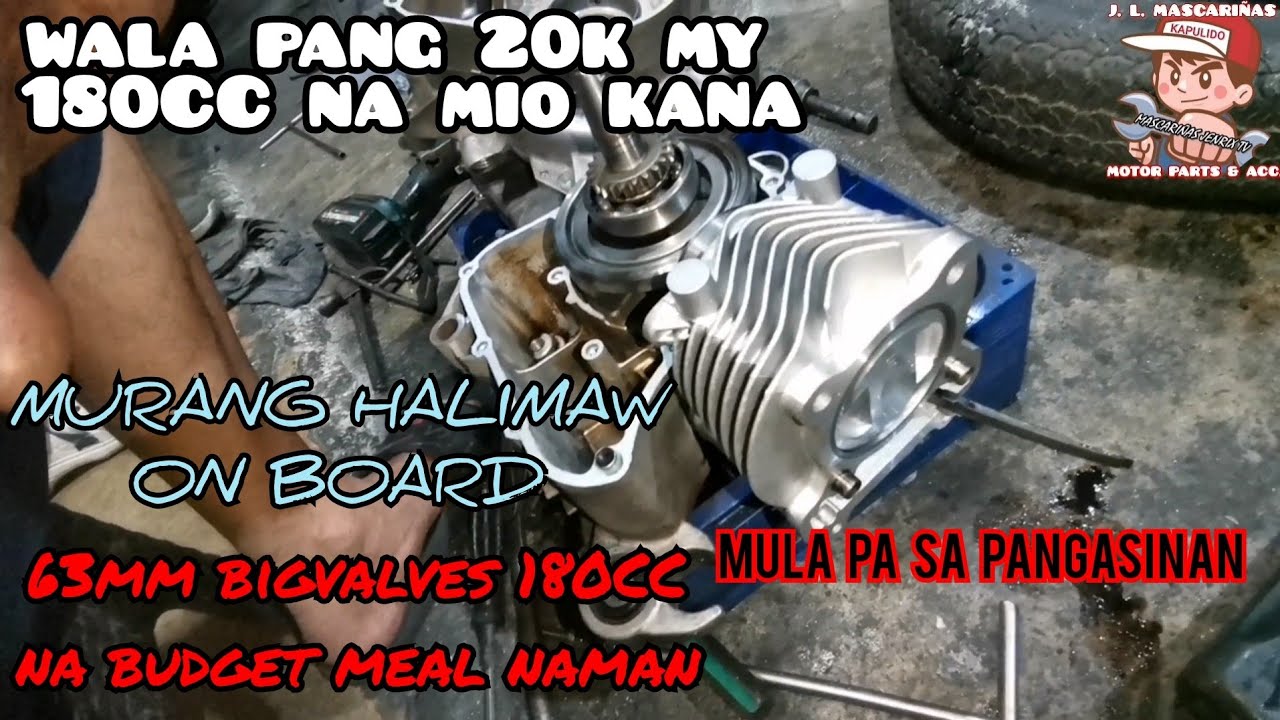 180CC MIO UPGRADE FULL VIDEO BUDGET MEAL ALA PANG 20K - YouTube