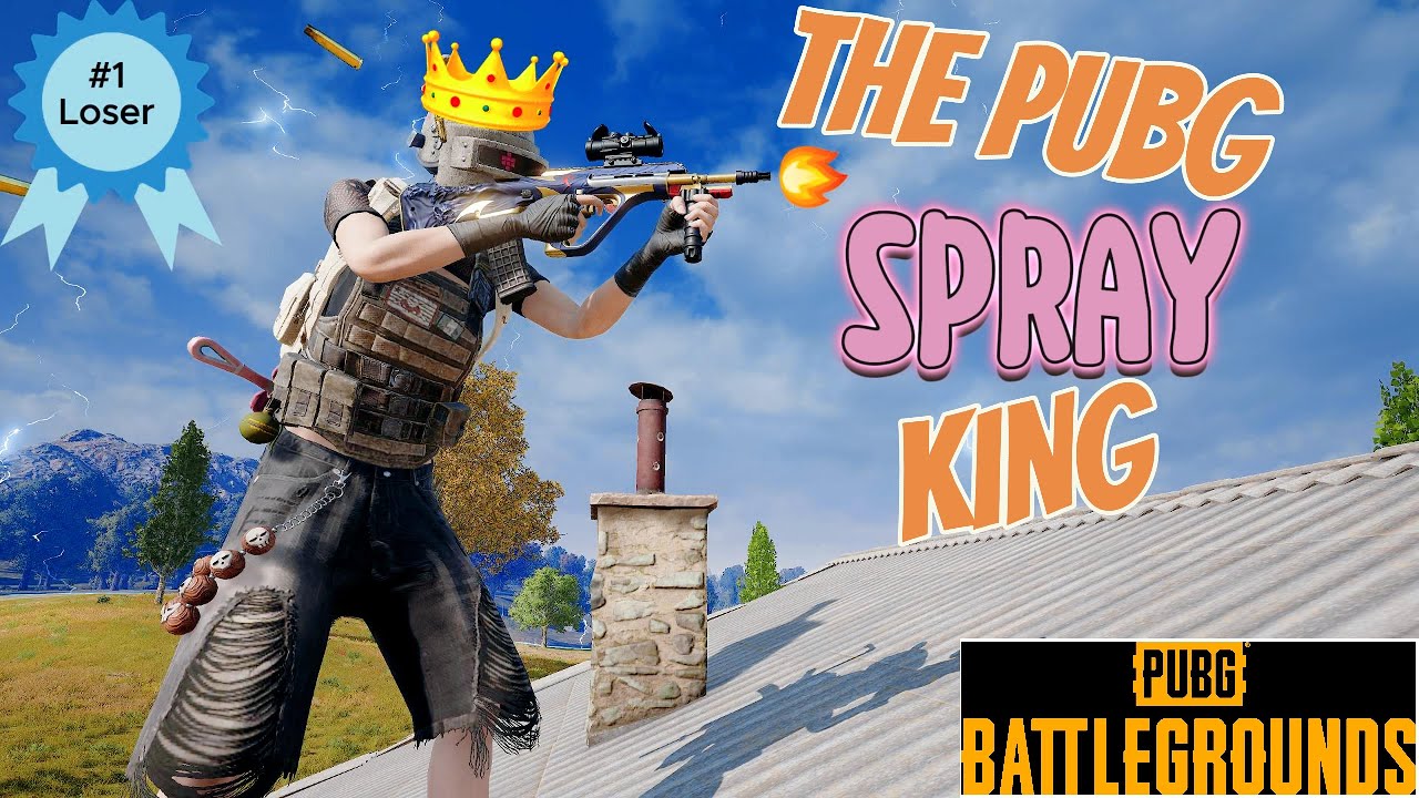 The PUBG Spray King - TPP Squad EU Server - PUBG PC - YouTube