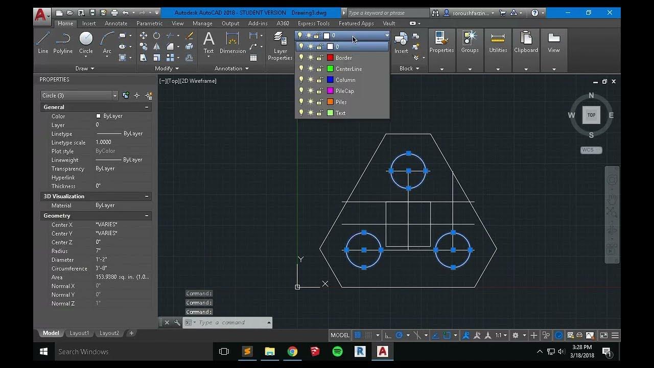AutoCAD Tutorial 3 | Class 05 | Column LtScale - YouTube