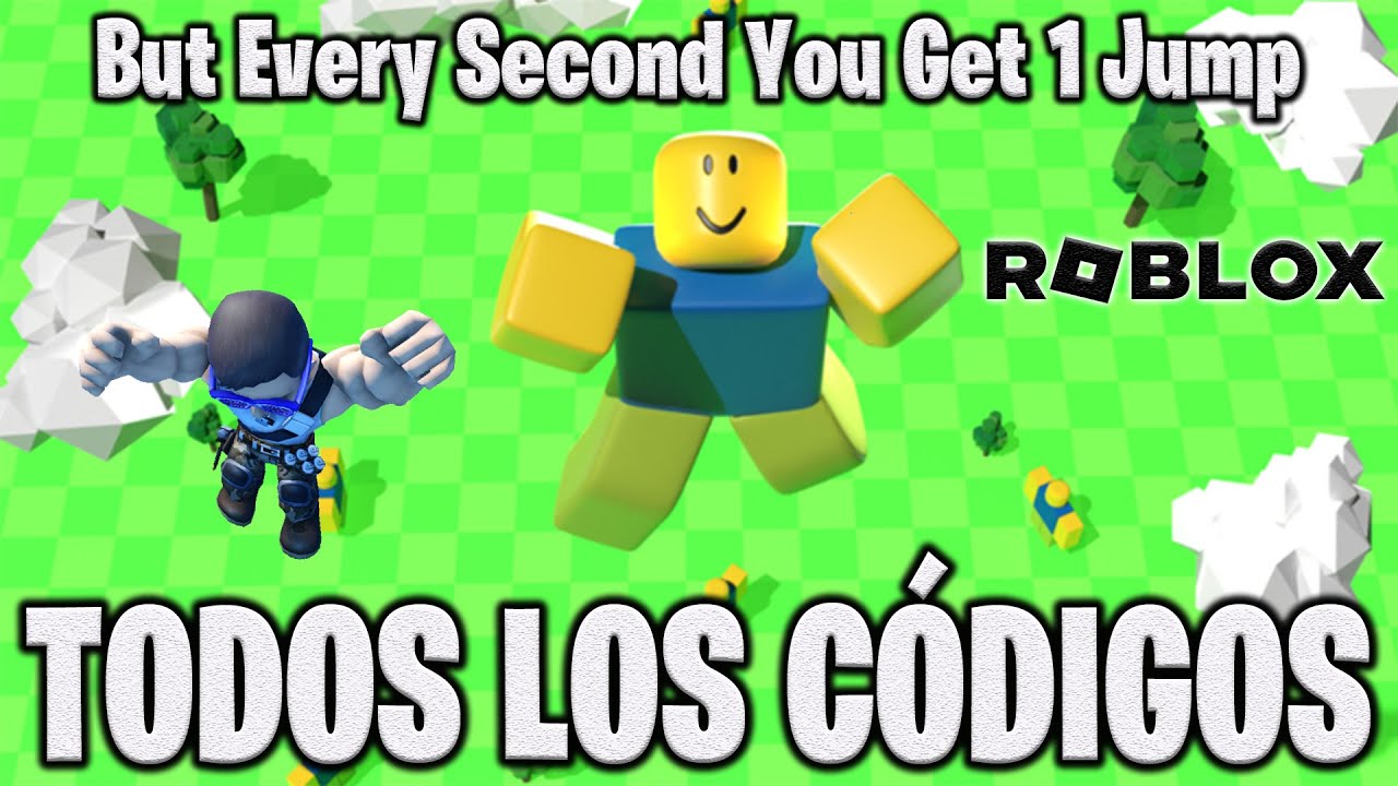 Todos los Códigos ⚡BUT EVERY SECOND YOU GET 1 JUMP⚡ ROBLOX NEW CODES ...