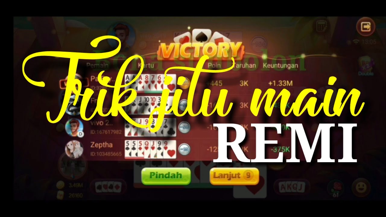 Trik jitu main remi - YouTube