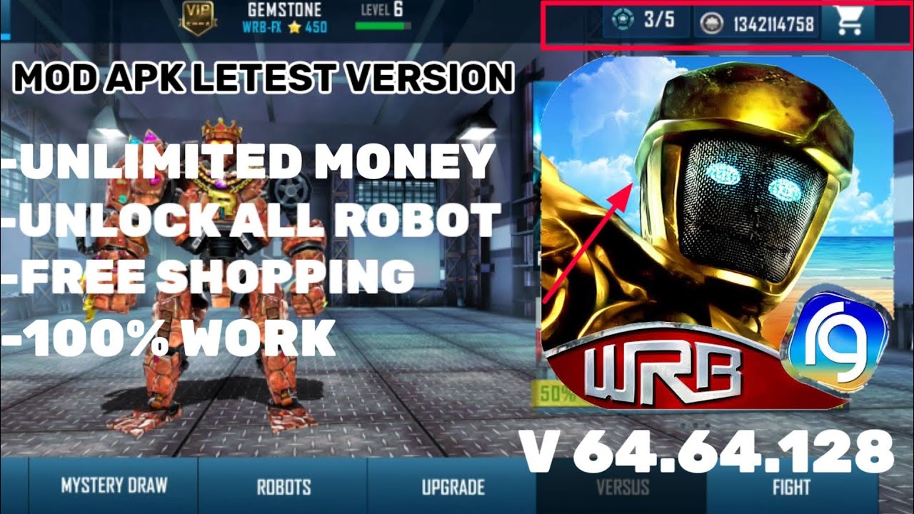 Real Steel World Robot Boxing Mod Apk V 64.64.128 Letest version ...