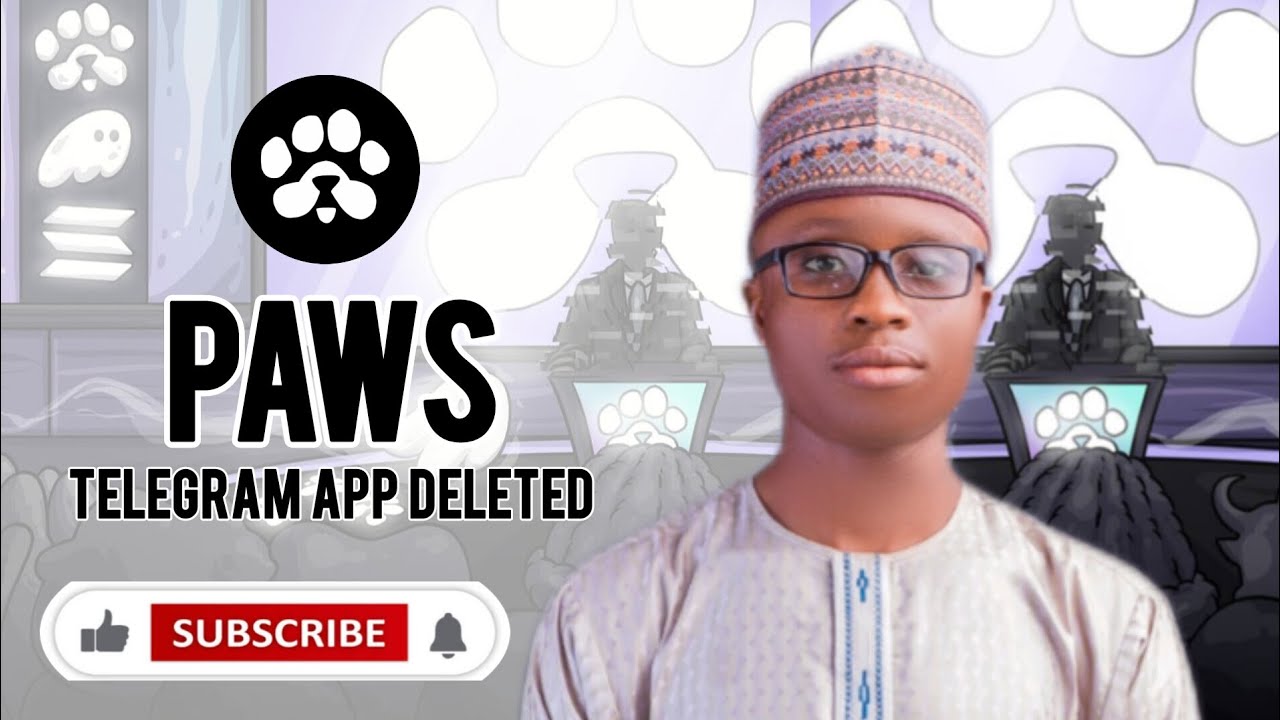 PAWS DELETED ACCOUNT IN TELEGRAM APP UPDATE.. - YouTube