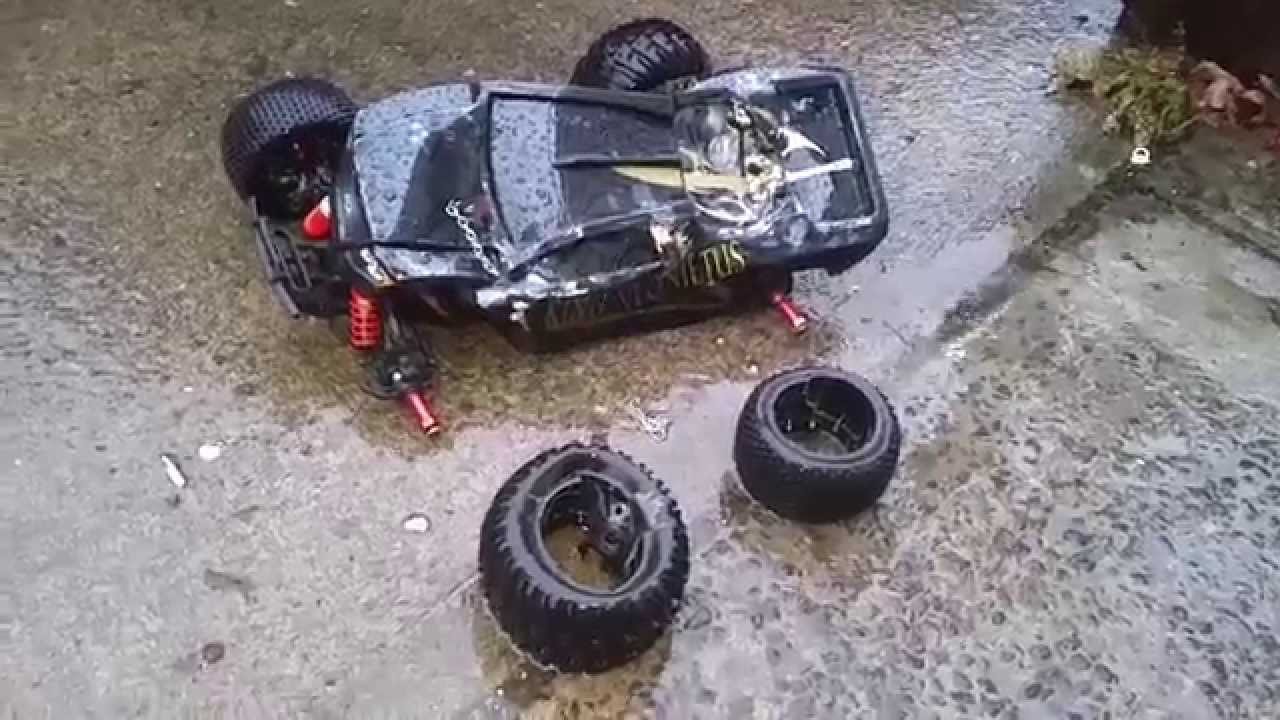 Smashed Redcat!!!Blackout XTE Pro custom rc - YouTube