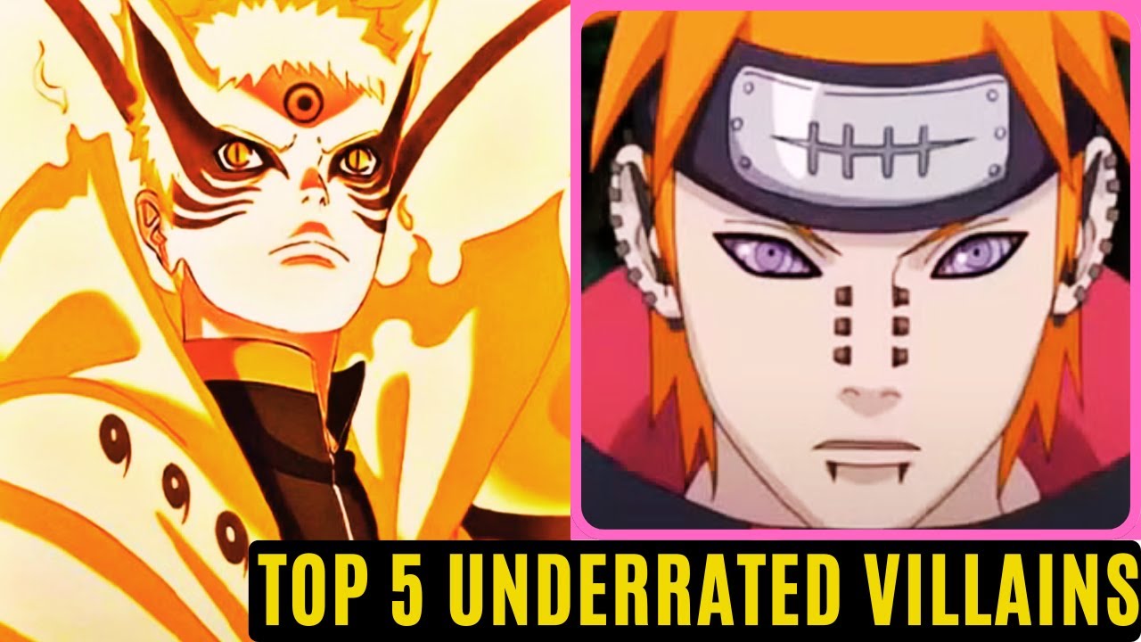 NARUTO: Top 5 Underrated Villains, Ranked Weakest to Strongest - YouTube