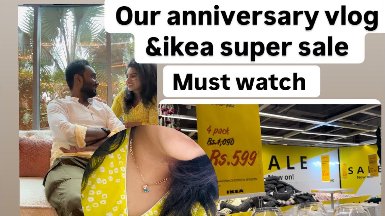 మా పెళ్లి రోజు మా వారు ఇచ్చిన surprise, lunch at ITC Kohenurఎప్పుడు లేనంత తక్కువ ధరలు ikea లో # ...