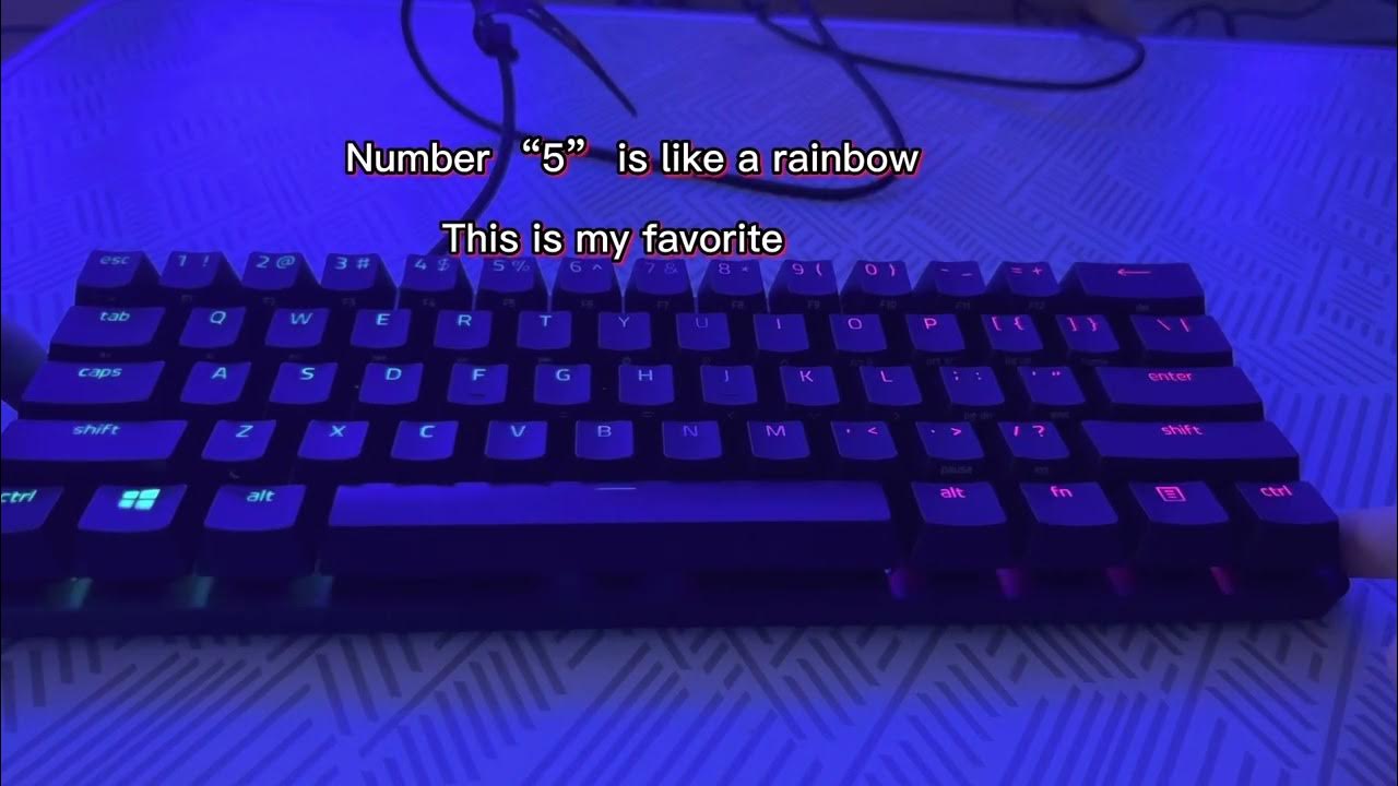 Razer Huntsman mini | How to change the color set-up? - YouTube