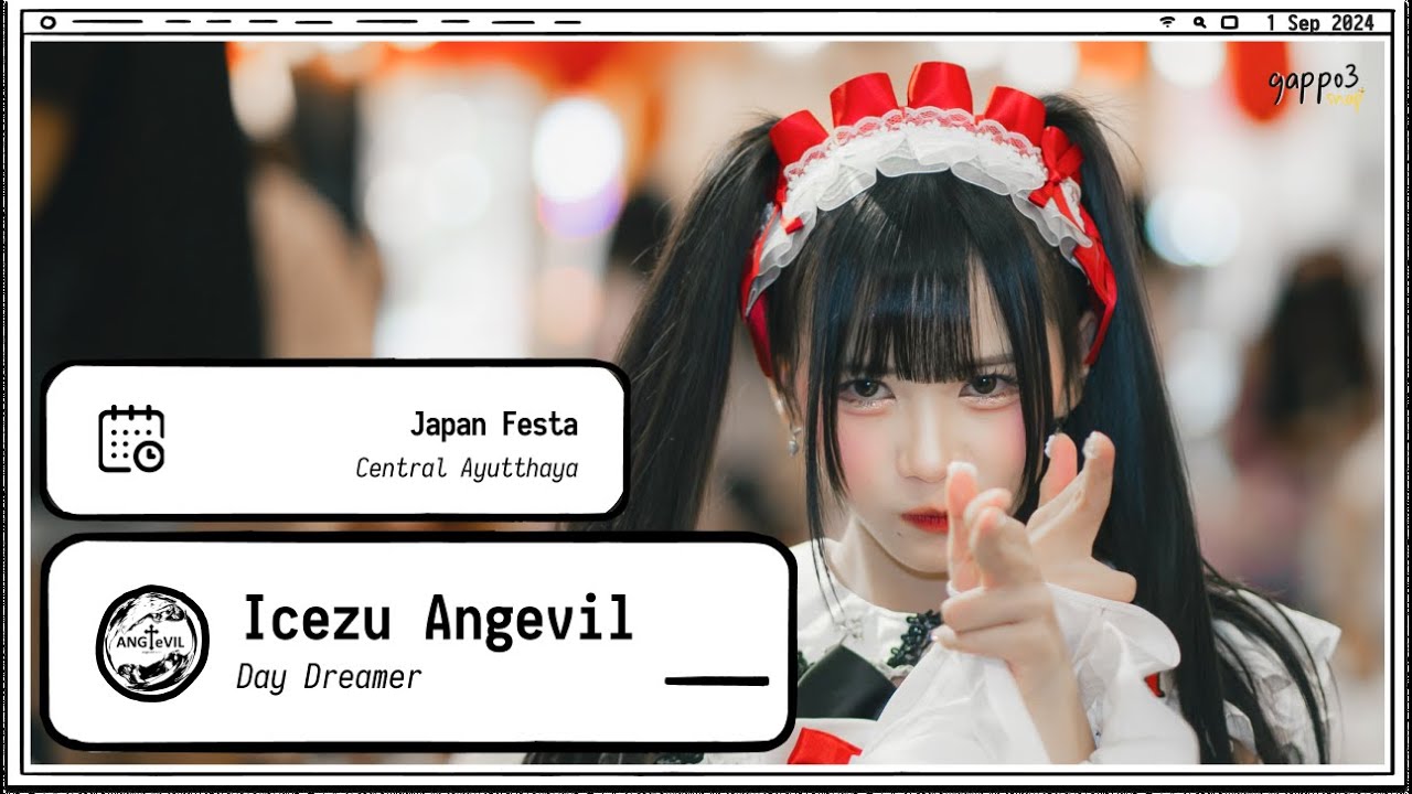 240901 Icezu Angevil - Day Dreamer - Japan Festa Central Ayutthaya 4k Fancam - YouTube