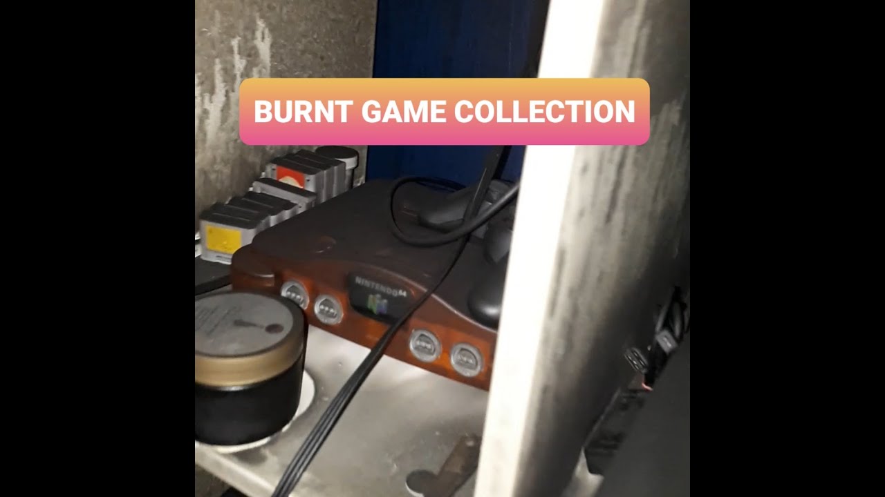 MY GAME COLLECTION BURNED DOWN!!😵 - YouTube