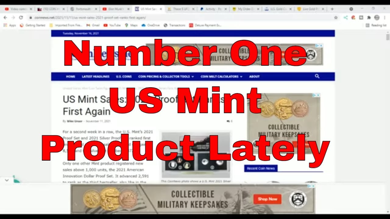 I Can't Believe The US Mint's Number One Product - YouTube
