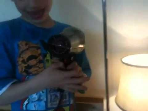 Talking hair dryer - YouTube
