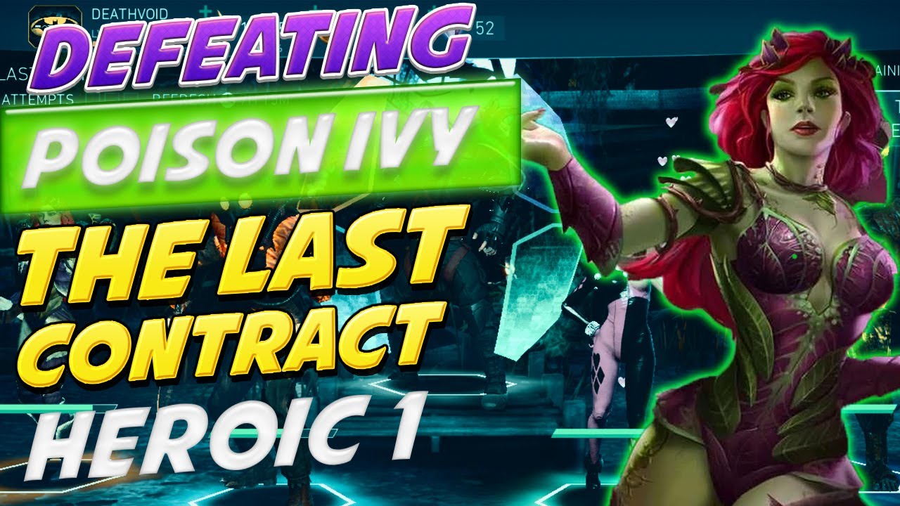 Injustice 2 Mobile. Defeating Boss Poison Ivy. The Last Contract. Solo ...