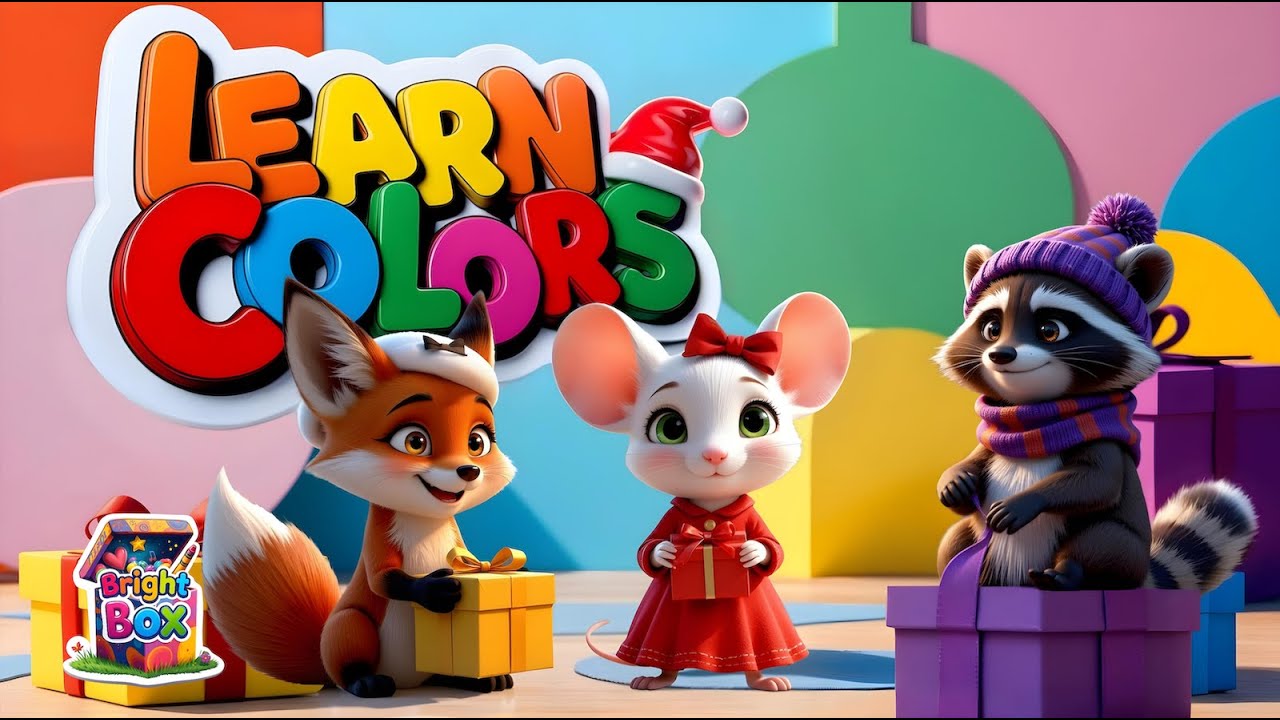 Learn colors with colorful boxes | Kids songs and learning videos ...