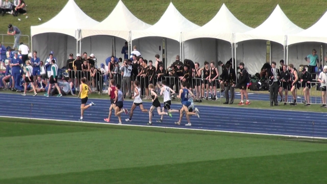 2017 Track & Field Recruit - Luke Schofield - 1500m GPS win - YouTube