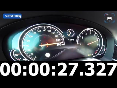 2016 BMW 7 Series 750i 4.4 V8 BiTurbo 0-260 km/h Acceleration TOP SPEED Autobahn & Sound