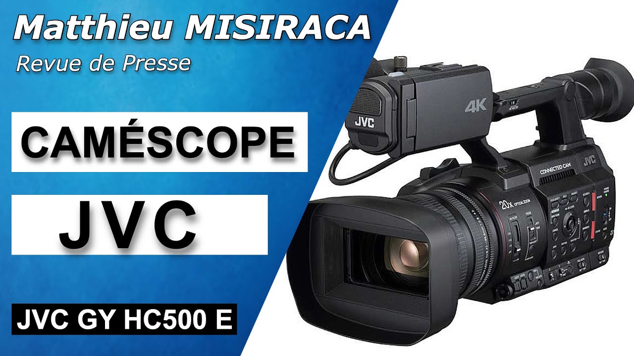 🎥 JVC HC500 CAMERA BROADCAST DE POING - YouTube