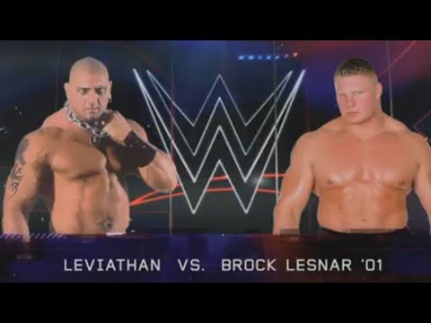 2001 - OVW - Brock Lesnar vs. Leviathan - WWE 2K23 gameplay - YouTube