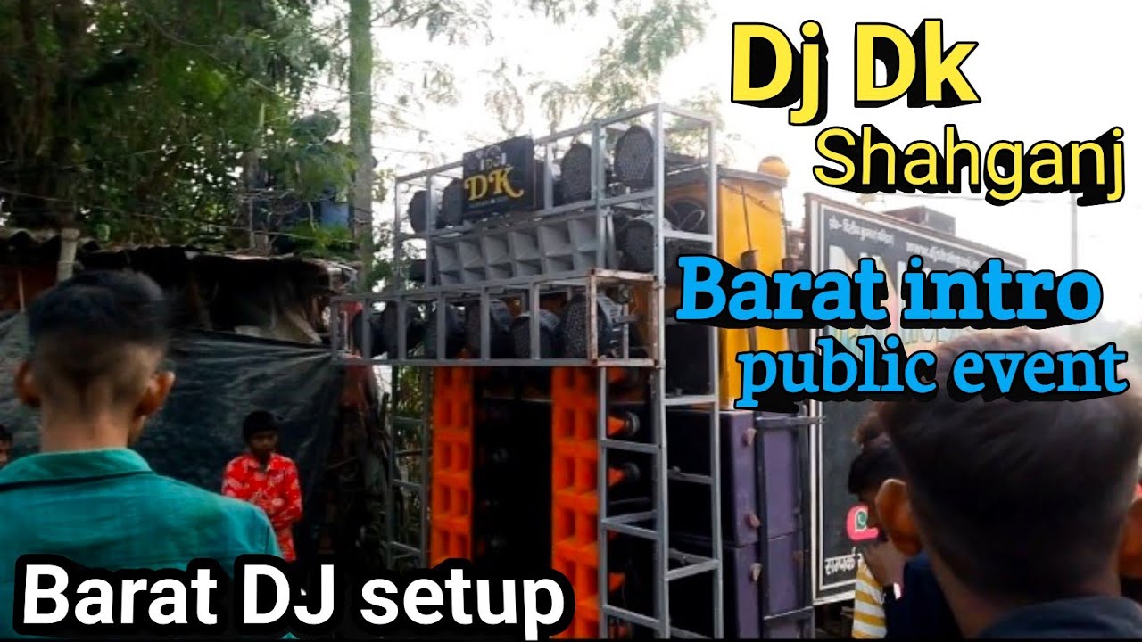 Aaj ka Barat Dj setup miyapur me | Dj Dk shahganj | Barat Dj setup | dj ...