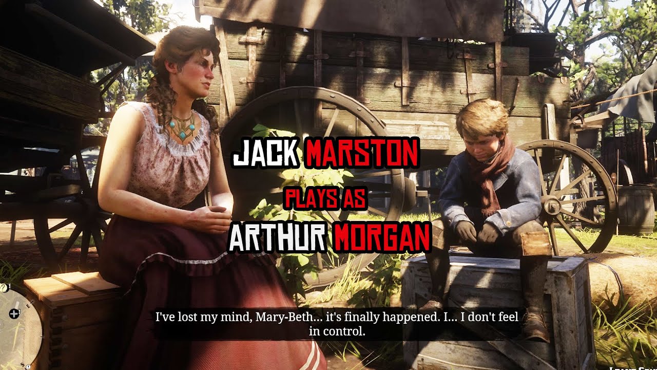 Jack Marston Plays as Arthur Morgan RDR2 - YouTube
