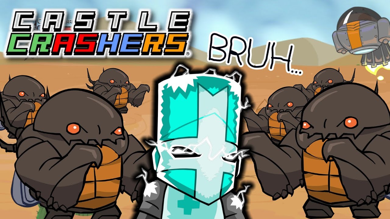 This Desert SUCKS - Castle Crashers [4K] - Part 4 - YouTube