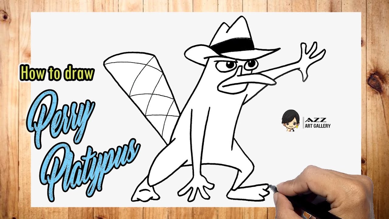 How to draw Perry the Platypus - YouTube