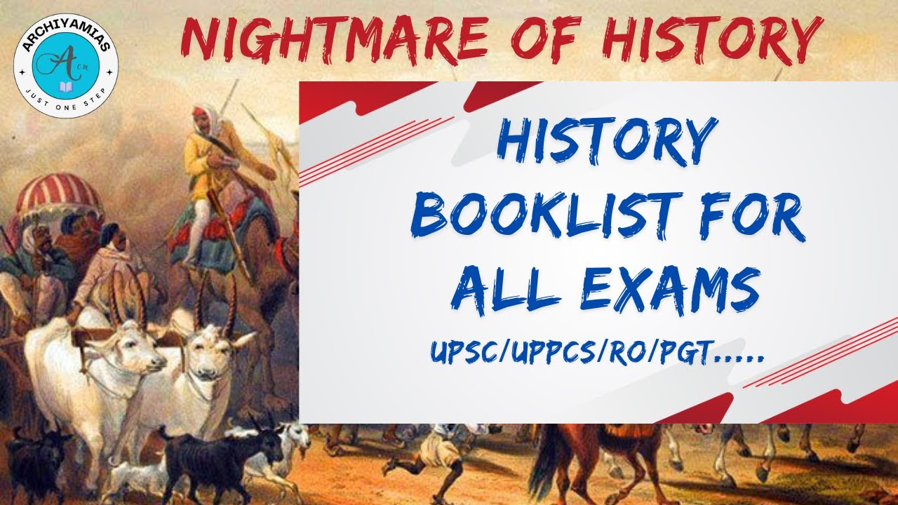 || complete history booklist for upsc /uppsc and all exams || - YouTube
