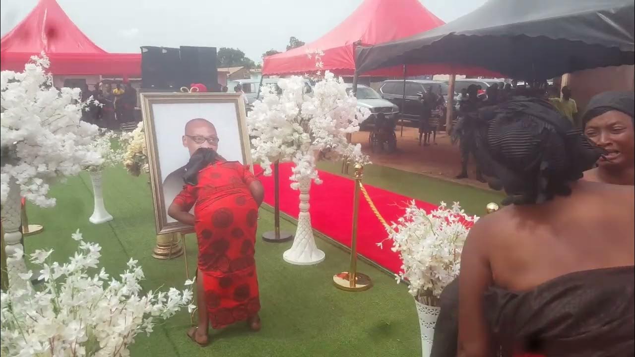 Akwaboah band performing this sorrowful songs of their founder to his child Kwadwo Akwaboah ...