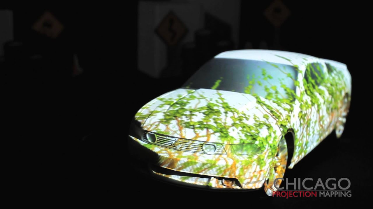 Chicago Projection Mapping - Car Mapping Highlights 2013 - YouTube