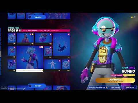 Gumbo in Fortnite Chapter 3 Season 1 Battle Pass - YouTube