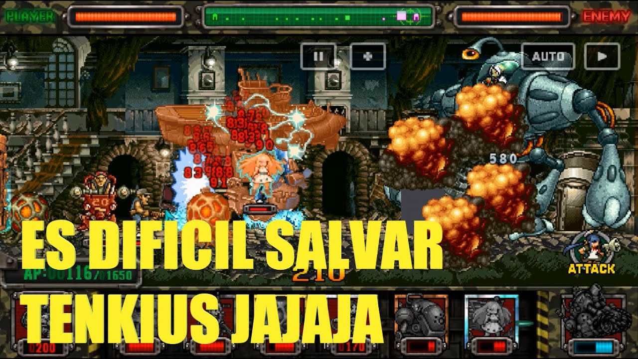 SE PONE DIFICIL SALVAR TENKIUS | METAL SLUG ATTACK #10 - YouTube