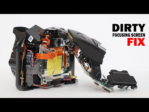 Nikon D5300 Disassembly and Focusing Screen Cleaning. - YouTube