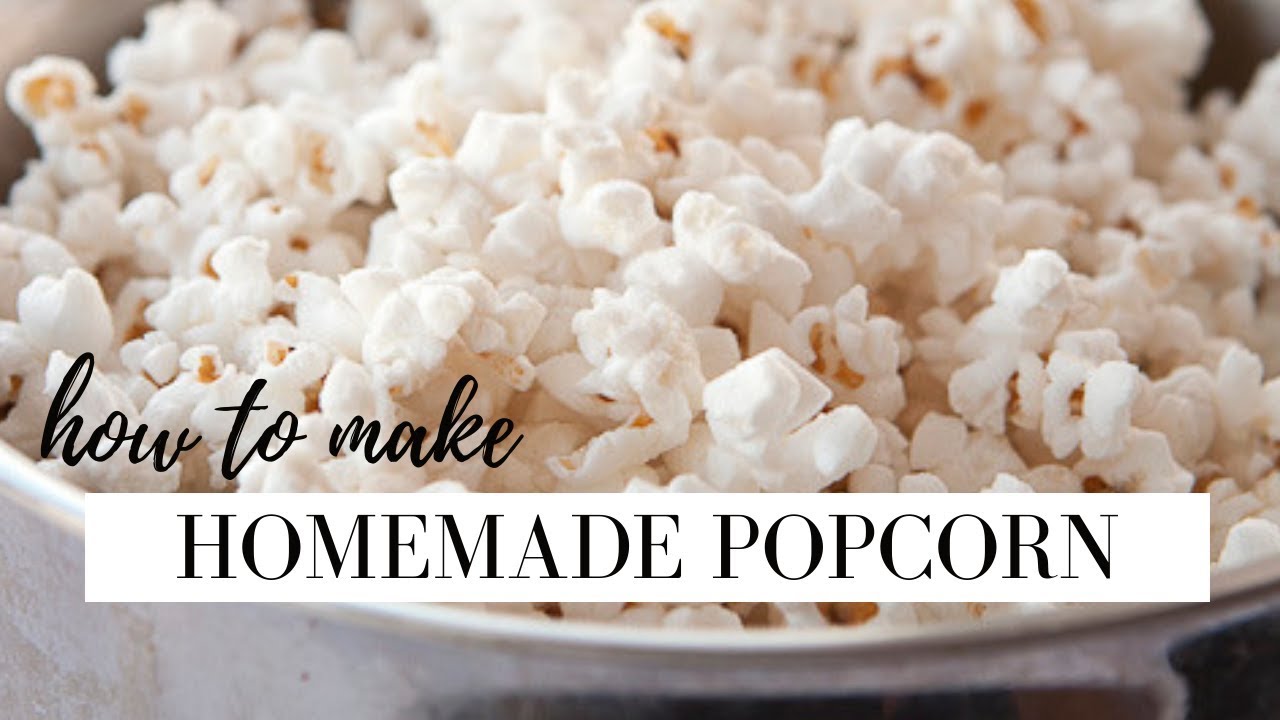 HOW TO MAKE POPCORN ON THE STOVE | Popcorn Recipe | STACEY FLOWERS ...