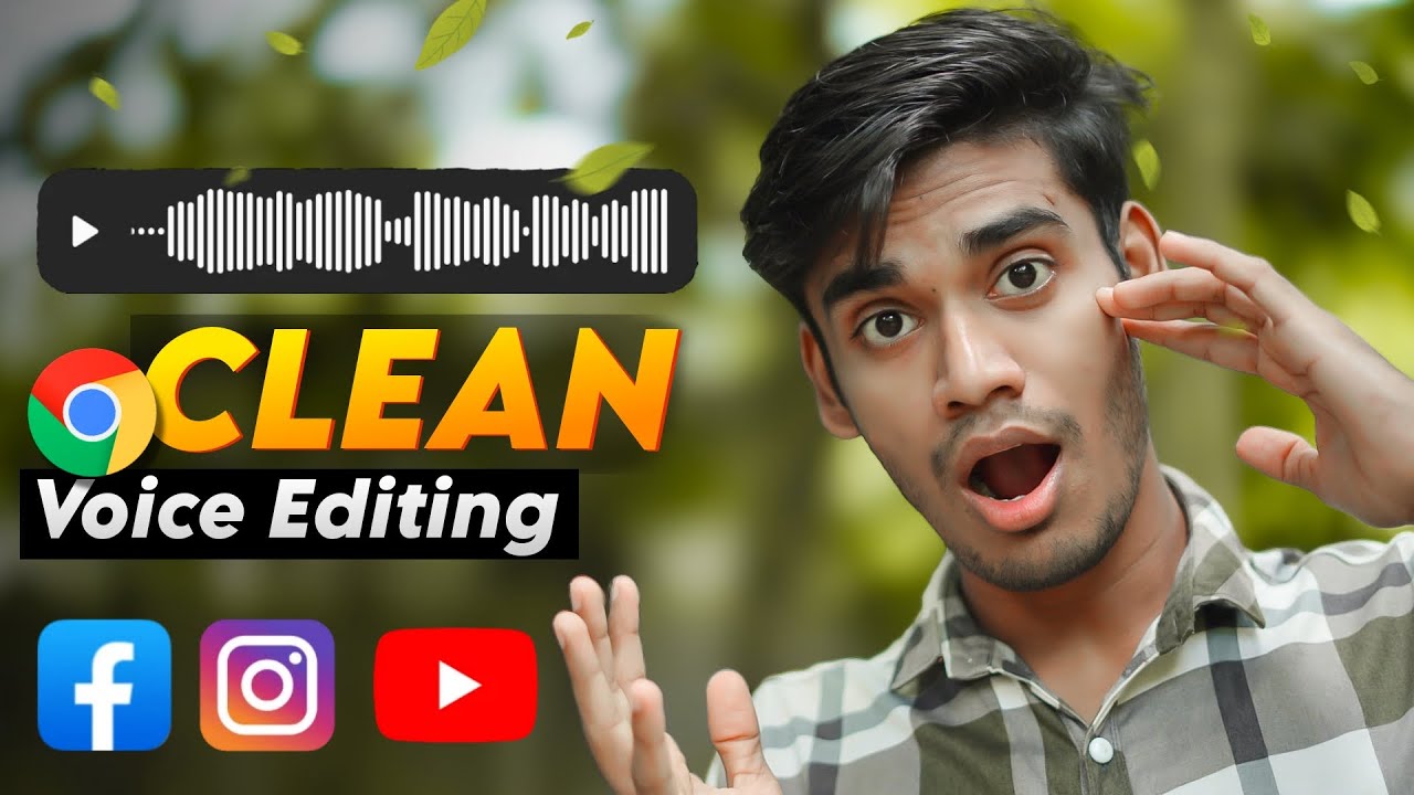 Clean Voice Editing Best Tutorial! - YouTube