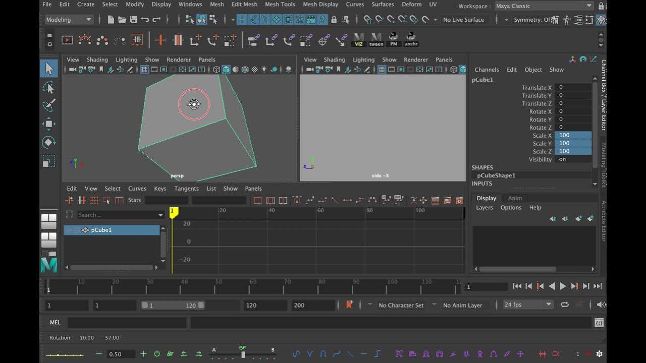 How to Use the Grid in Autodesk Maya - YouTube