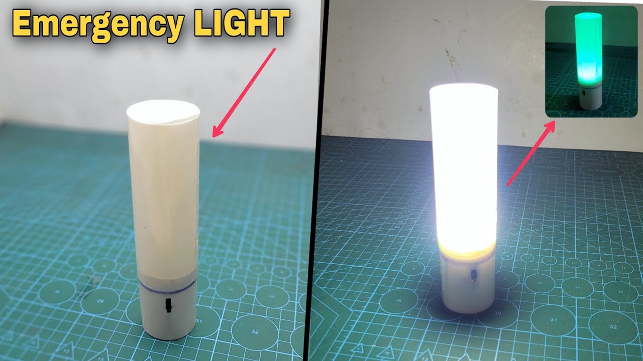 Making an Emergency led light at home | how to make emergency light ...