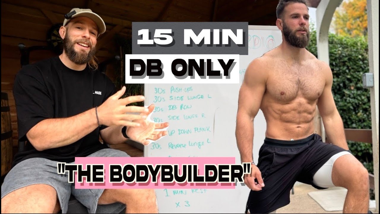 15 MIN at home DUMBBELL ONLY full body bodybuilding workout (Day 18 ...