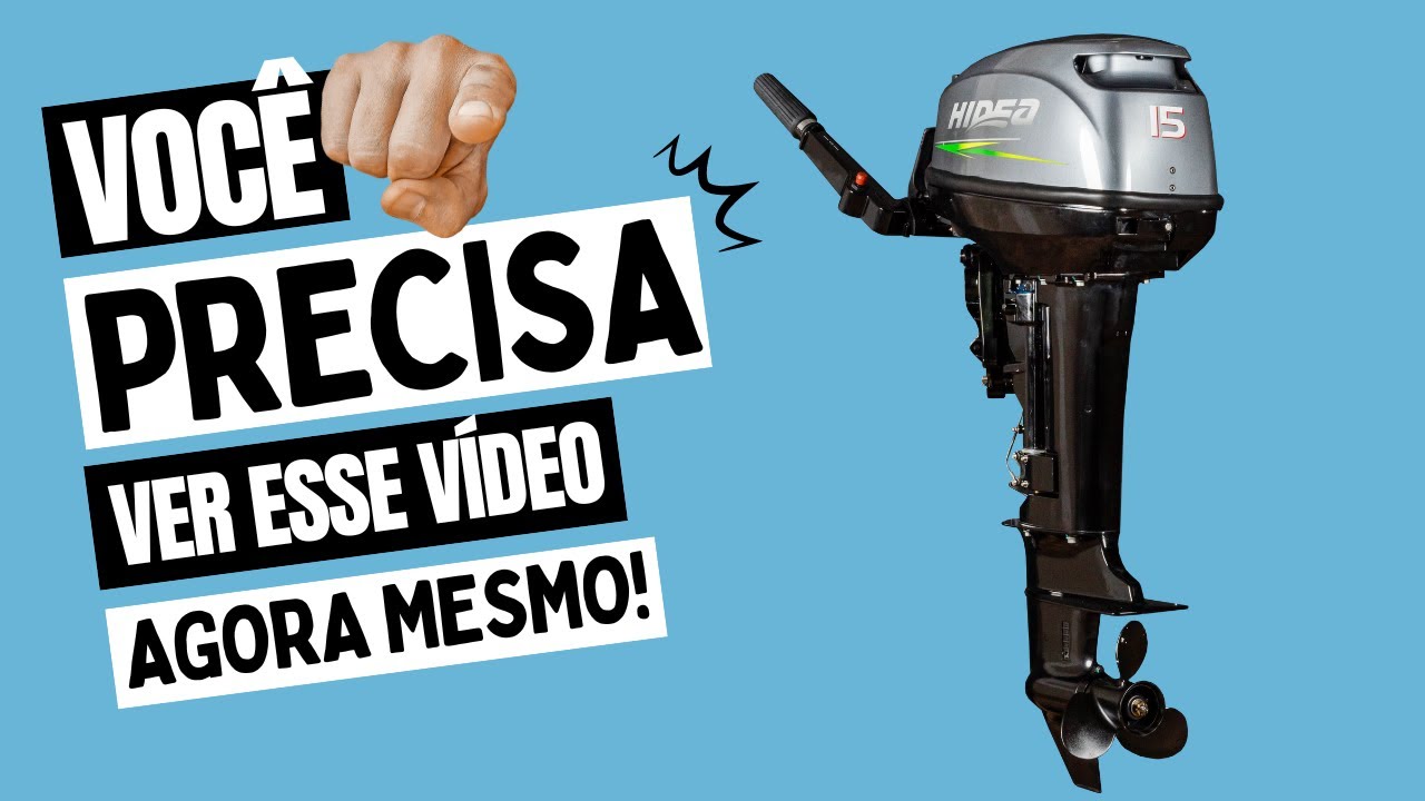 Entrega técnica Motor de Popa Hidea 15HP - YouTube