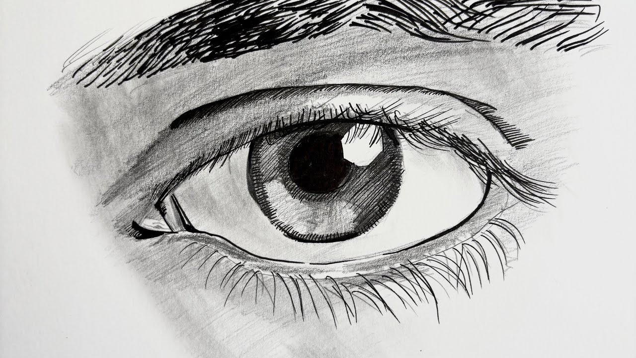 How to draw eyes like a Pro (Without using any guidelines!) - YouTube