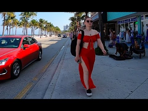 The Ultimate Relaxation: A 4K Beach Walk in Fort Lauderdale - YouTube
