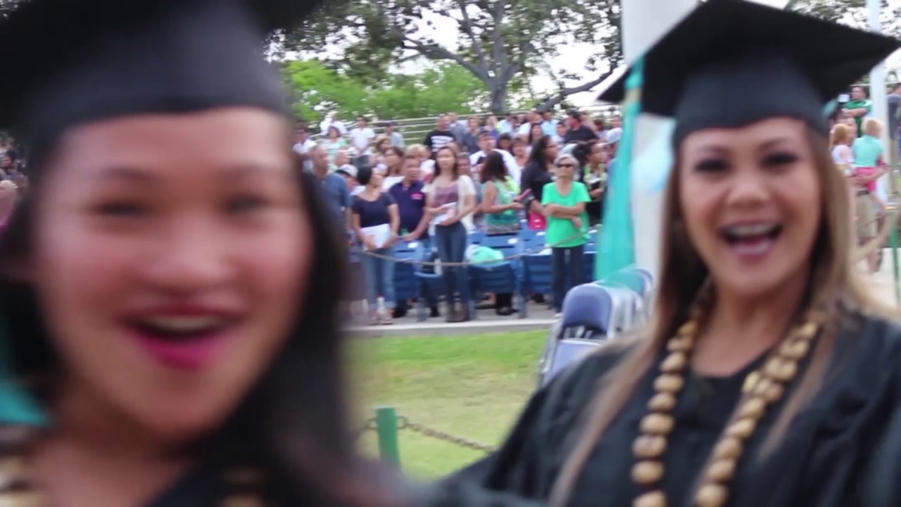 Honolulu Community College Graduation 2016 - YouTube