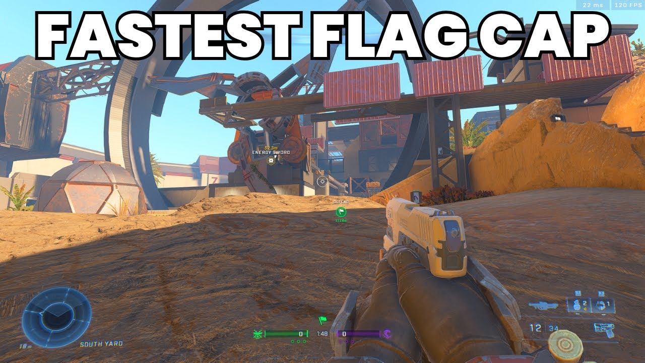 WORLD RECORD TIME Flag Capture on Kusini Bay | Halo Infinite - YouTube