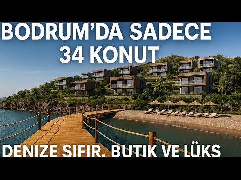 Bodrum Aspat’ta Gizli Kalmış Bir Sahil Projesi | Butik ve Ultra Seçkin! 2+1 / 3+1 ve Müstakil Villa