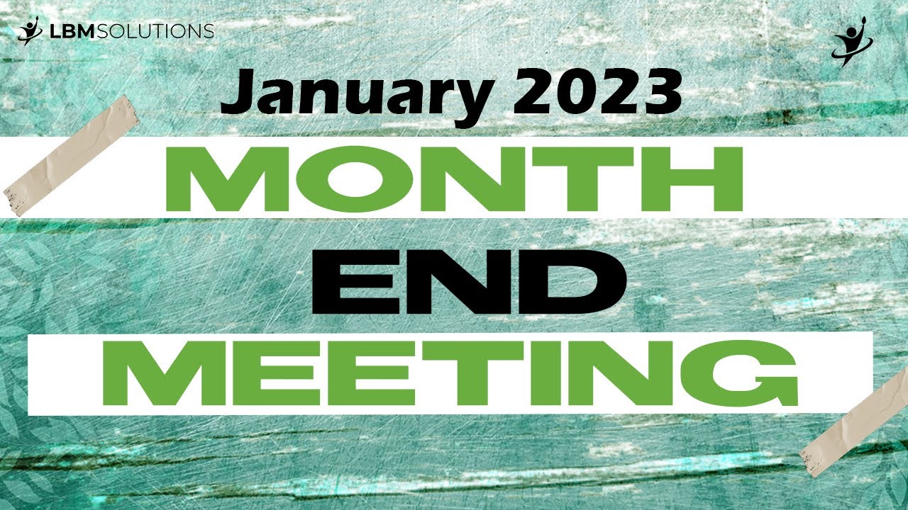 Recapping our Month: Reflecting on our Accomplishments and Setting ...