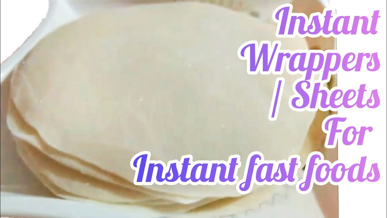 instant wrappers / sheets for fast foods || momo wrapper / sheets ...