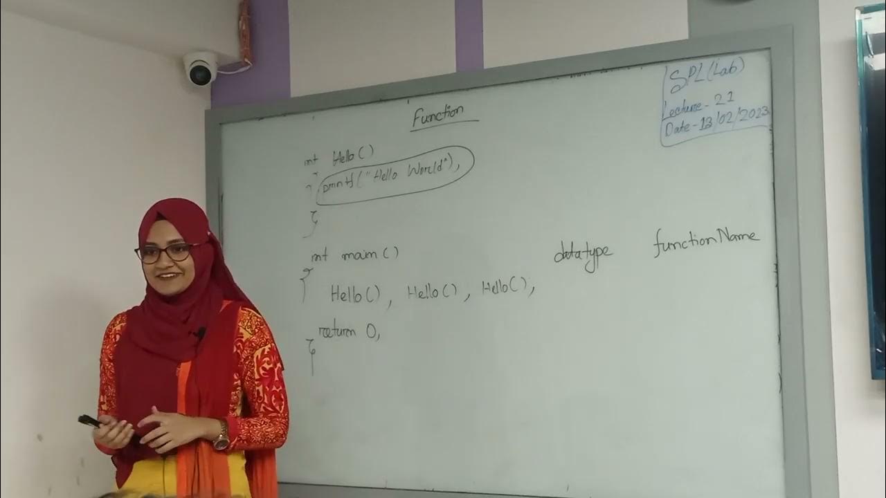 Structured Programming Language( Lab)| Lec-21 | CSE | Ayesha Siddique | University of Scholars ...