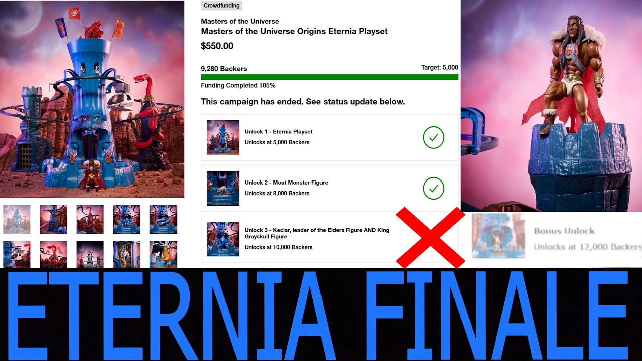 ETERNIA FINALE, NO KECLAR, EARLY BIRD FAIL, FUTURE MOTU PROJECTS? - YouTube