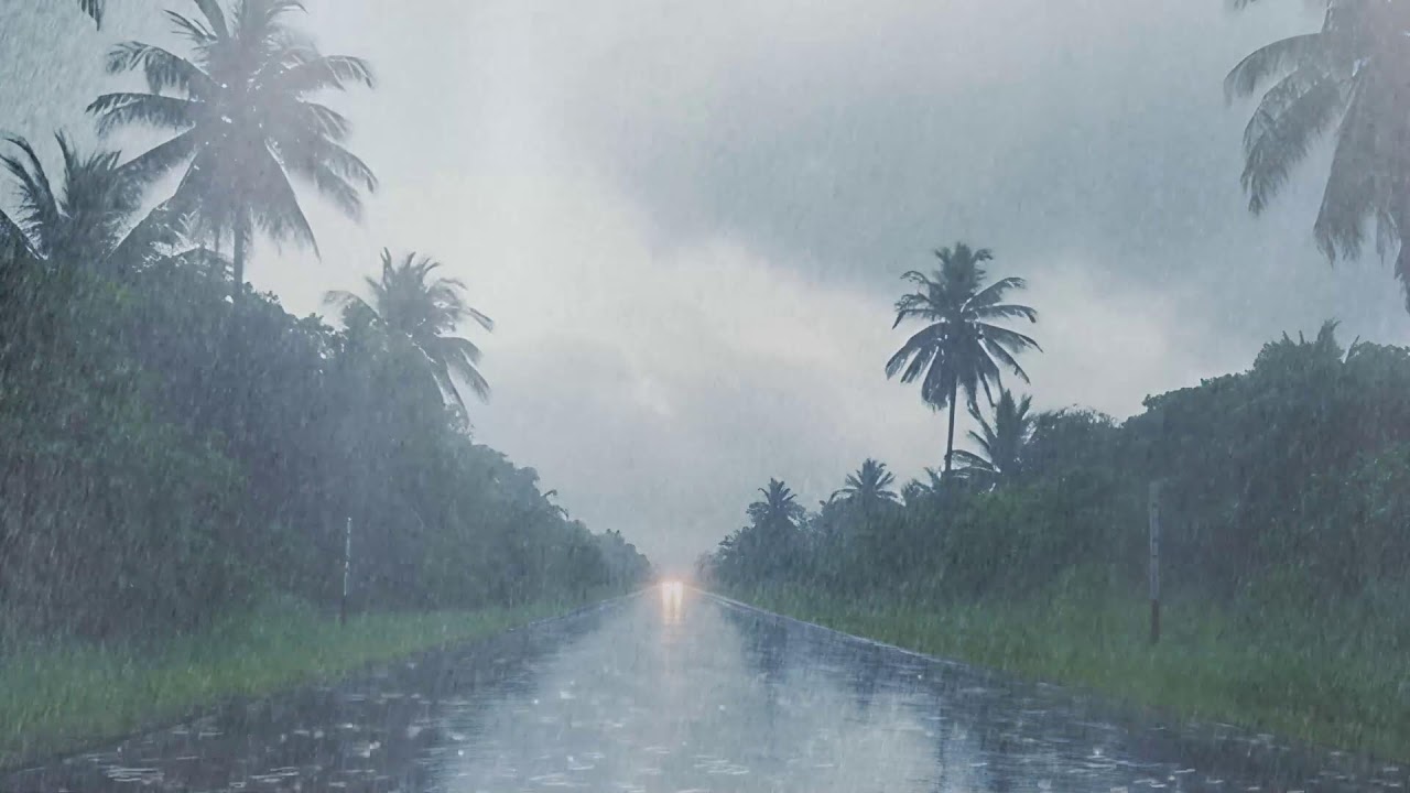 Heavy Storm - Continuous Rain and Thunder Sounds, Thunderstorm Rain for ...